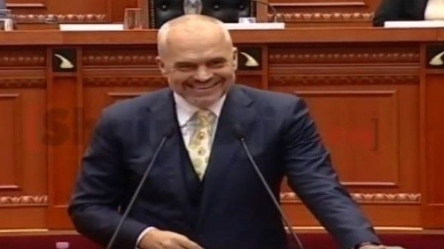 The joke that made Edi Rama laugh in the Parliament (Video) - Telegrafi ...