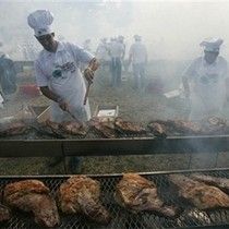 Uruguay makes the biggest grill in the world - Telegraph - Telegraph