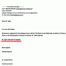 Did Egin Ceka illegally enter Edi Rama's meeting? - Telegraph - Telegraph