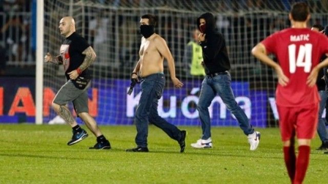 Serbian hooligans have entered Albania (Photo) - Telegraph - Telegraph