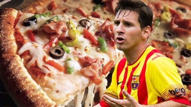 Messi eats pizza, Pique eats Nutella, Xavi chicken wings... - Telegrafi ...