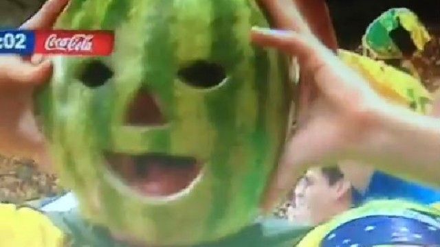 The 'watermelon head' man becomes a sensation in the countries that ...