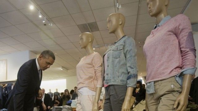 Obama në shitore, blen rroba për gruan dhe vajzat e tij (Foto ...