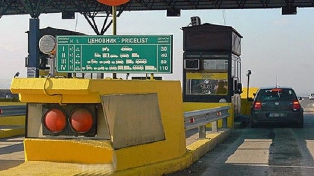 The residents of Petrovec in Skopje protest about the traffic that ...