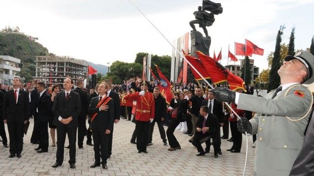 President Nishani, in Vlora for the Flag Festival - Telegraph - Telegraph