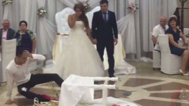 Unpleasant surprise for the bride and groom (Video) - Telegraph - Telegraph