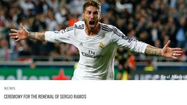 Official: Ramos continues with Real Madrid - Telegraph - Telegraph