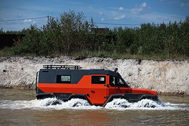 8x8 car with 3 steering systems that doesn't get stuck anywhere (Video ...