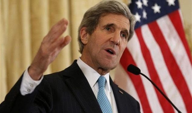 Kerry thanked diplomats who disagree with Syria policy - Telegraph ...