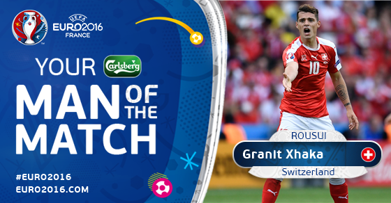 The three best footballers of the three matches played yesterday ...