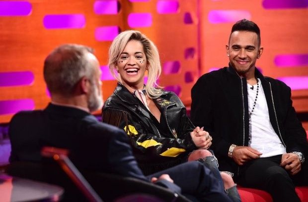 Rita Ora and Lewis Hamilton inseparable even in London (Photo ...