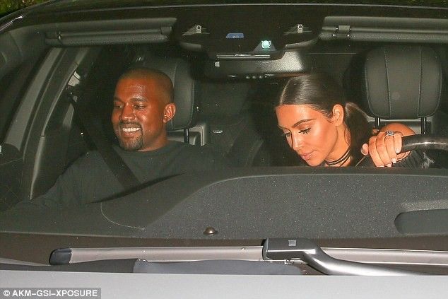 Kim and Kanye at a romantic dinner - Telegraph - Telegraph