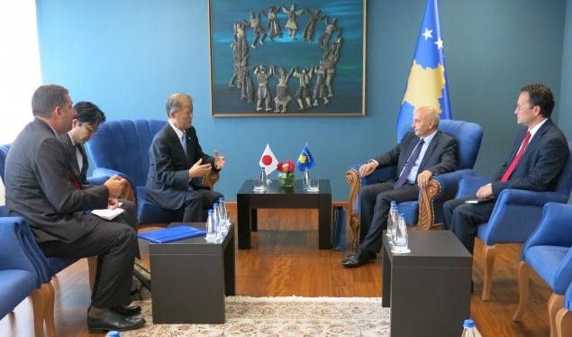 Mustafa hosted the Japanese ambassador Taketoshi in a farewell meeting ...