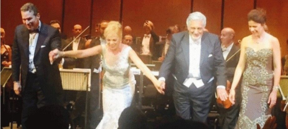 Inva Mula and Placido Domingo inaugurated the Dubai Opera - Telegraph ...