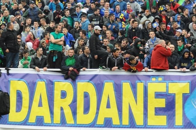 The Dardanians reveal the banner they will open in the stadium (Photo ...