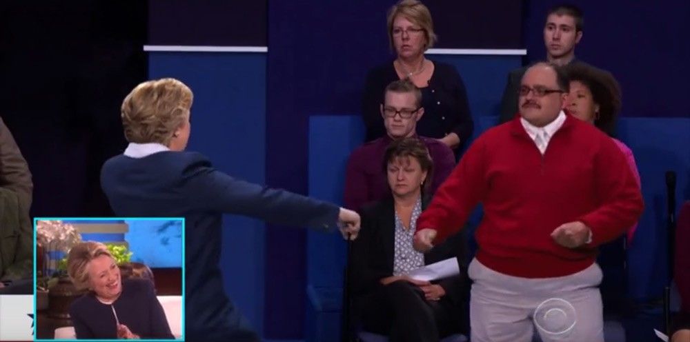 Hillary's staged dance that has become a sensation (Video) - Telegraph ...