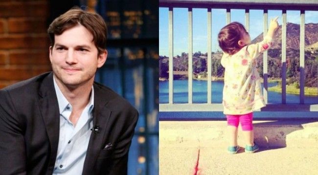 She knows three languages - the two-year-old daughter of Ashton Kutcher ...