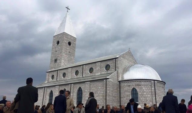 View from the consecration of the church in Llapushnik (Video ...