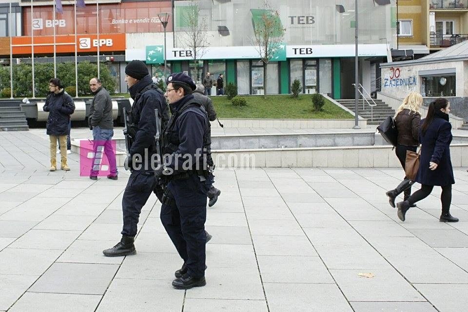The police increase their presence in the squares and open spaces where ...