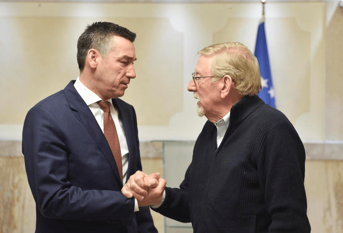 Veseli meets Ambassador Walker, says he is a living hero of Kosovo ...