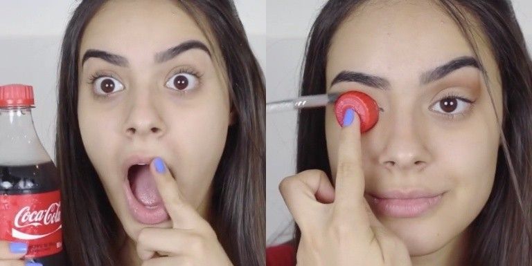Coca-Cola cap, the secret to perfect eye shadow (Video) - Telegrafi ...