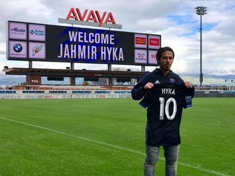 Hyka is introduced to the San Jose Earthquakes (Photo) - Telegrafi ...