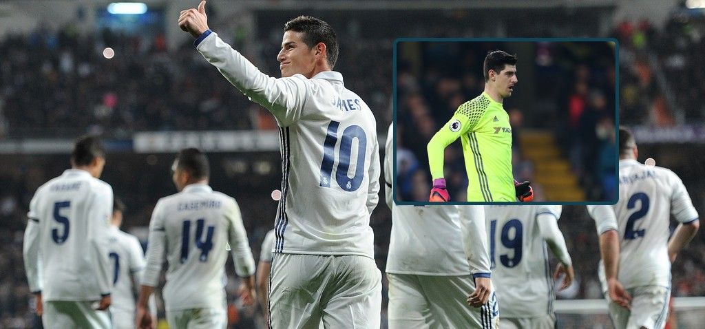 Real offers James for Courtois - Telegraph - Telegraph