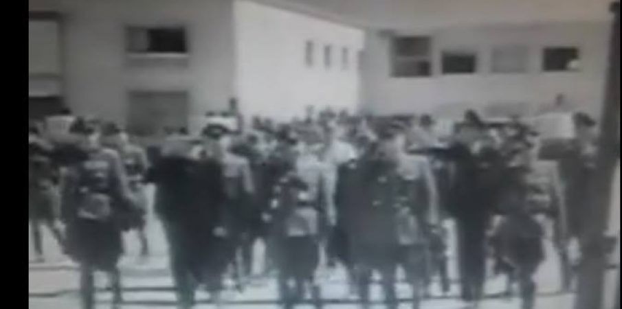 Unpublished footage from the oath of the Albanian army during the ...