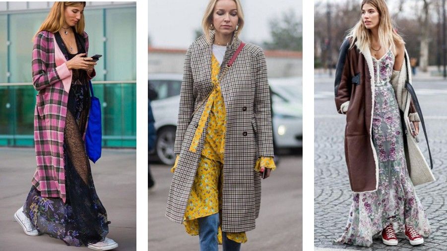 Summer dress + coat: The best combination for transitional time ...