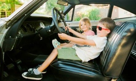 The 8-year-old driver learned to drive the car by watching videos on ...