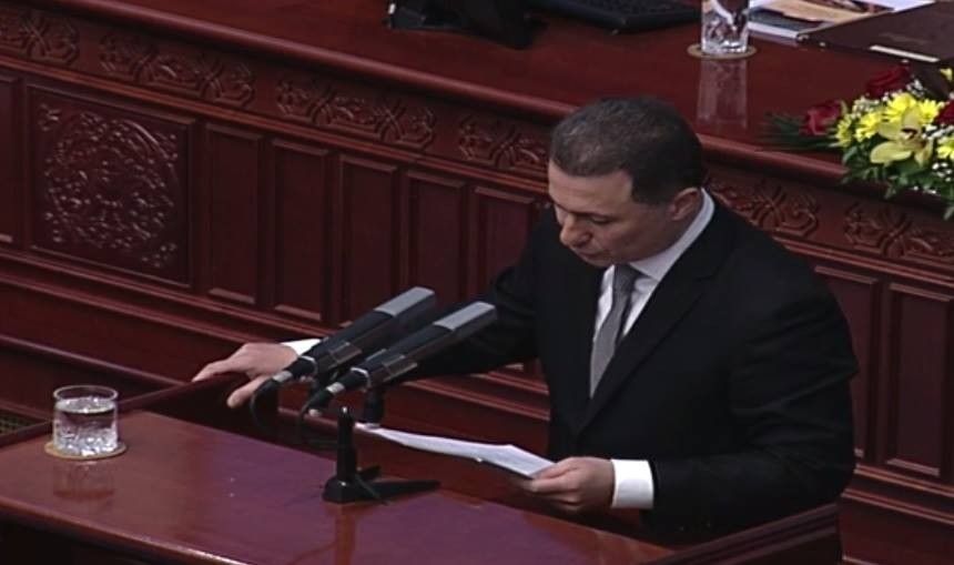 Gruevski with a new position in the Assembly (Photo) - Telegrafi ...