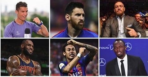 These are the 100 most famous athletes in the world - But who is first ...