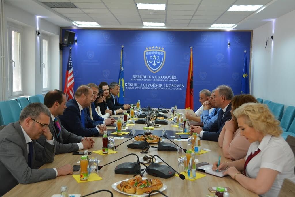 The head of the KGjK, Nehat Idrizi met a delegation of the High Council ...