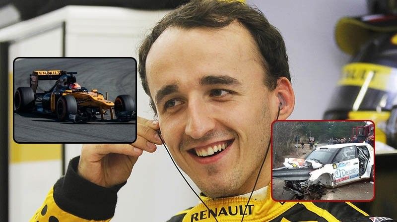 For the first time since the accident, Robert Kubica drives a Formula 1 ...