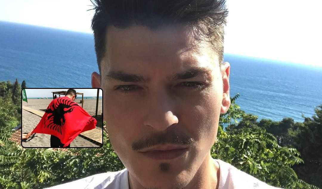Mario - the Albanian who decorates Kimi, on the beach with Albanian ...