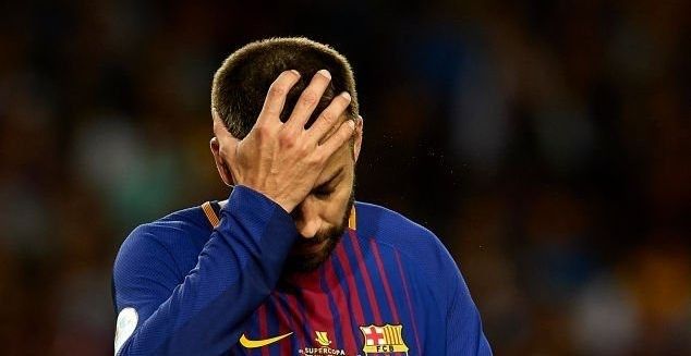 Pique changes the words: We are not inferior to Real - Telegraph ...