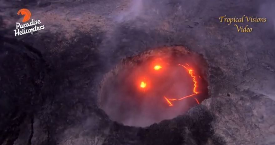 Helicopters capture the impressive footage of the "spectacle" of a ...