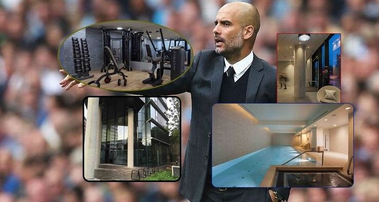 Pep Guardiola's luxury apartment with swimming pool, jacuzzi and gym ...