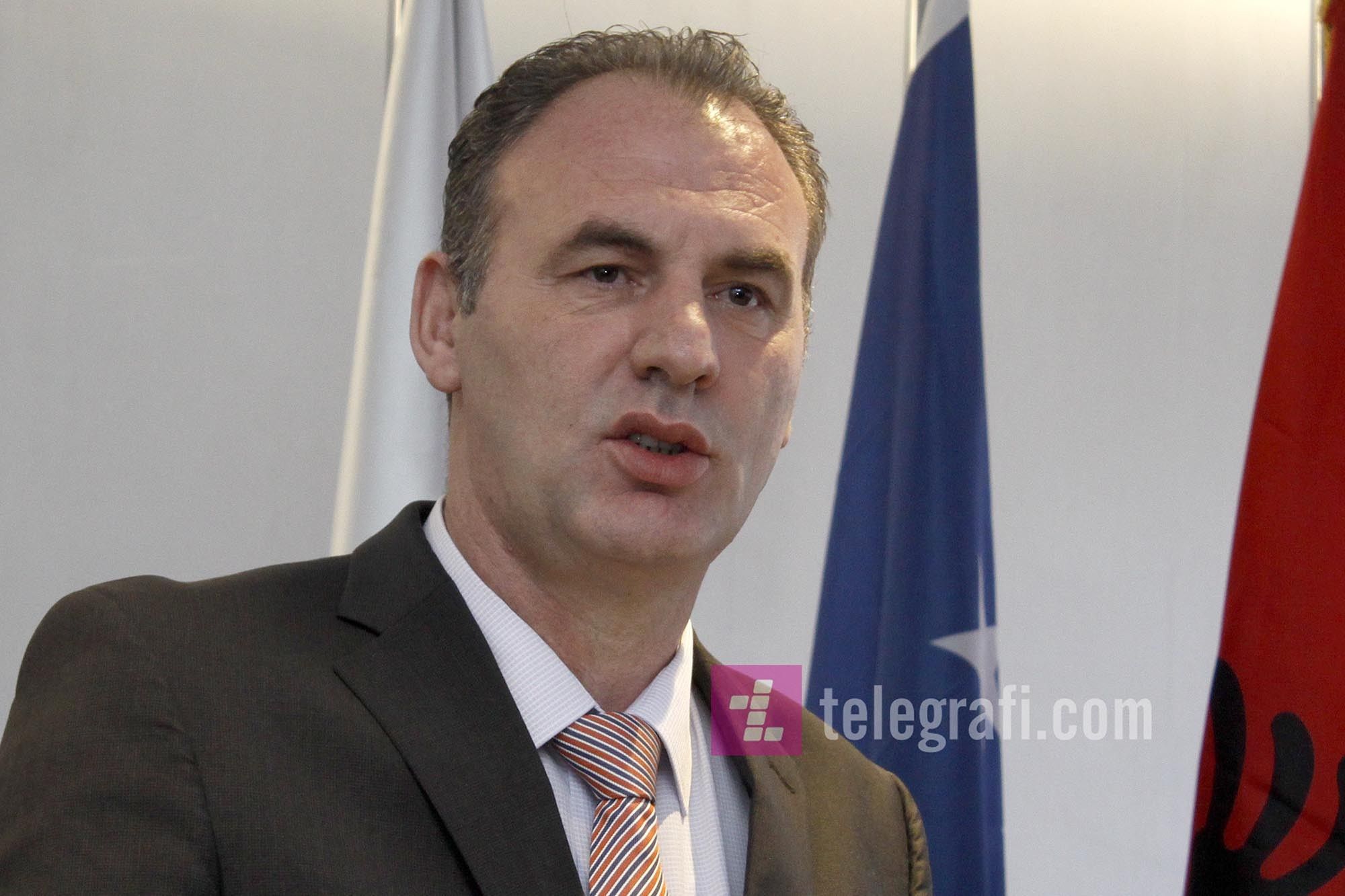 Fatmir Limaj gives a signal for Demarcation - Telegraph - Telegraph