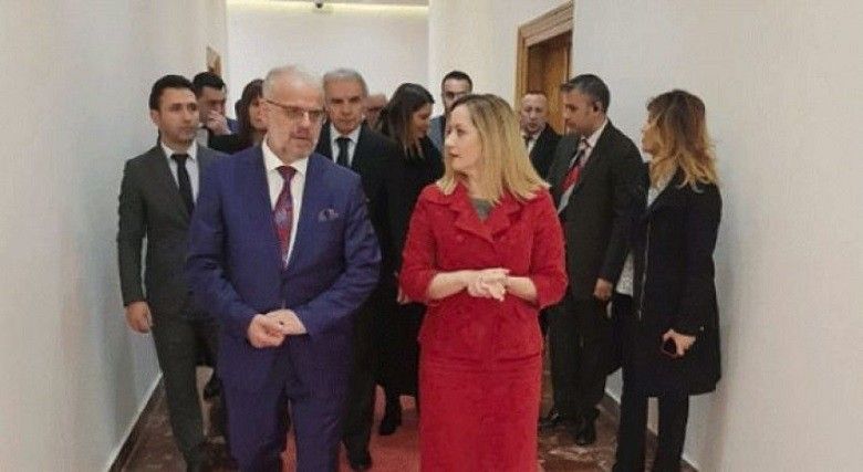 Meeting of Xhafer with the Deputy Prime Minister of Albania, Senida ...