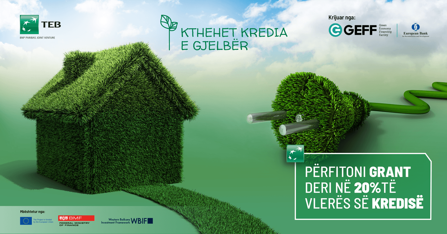 Kthehet “Kredia e gjelbër” për klientët individual në Bankën TEB ...