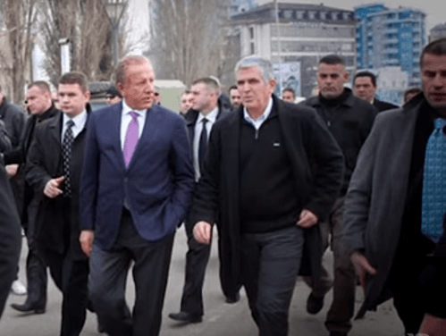 How the police protected former president Pacolli during his visit to ...