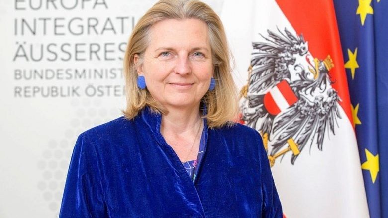 The Foreign Minister of Austria, Karin Kneissl, is visiting Kosovo ...