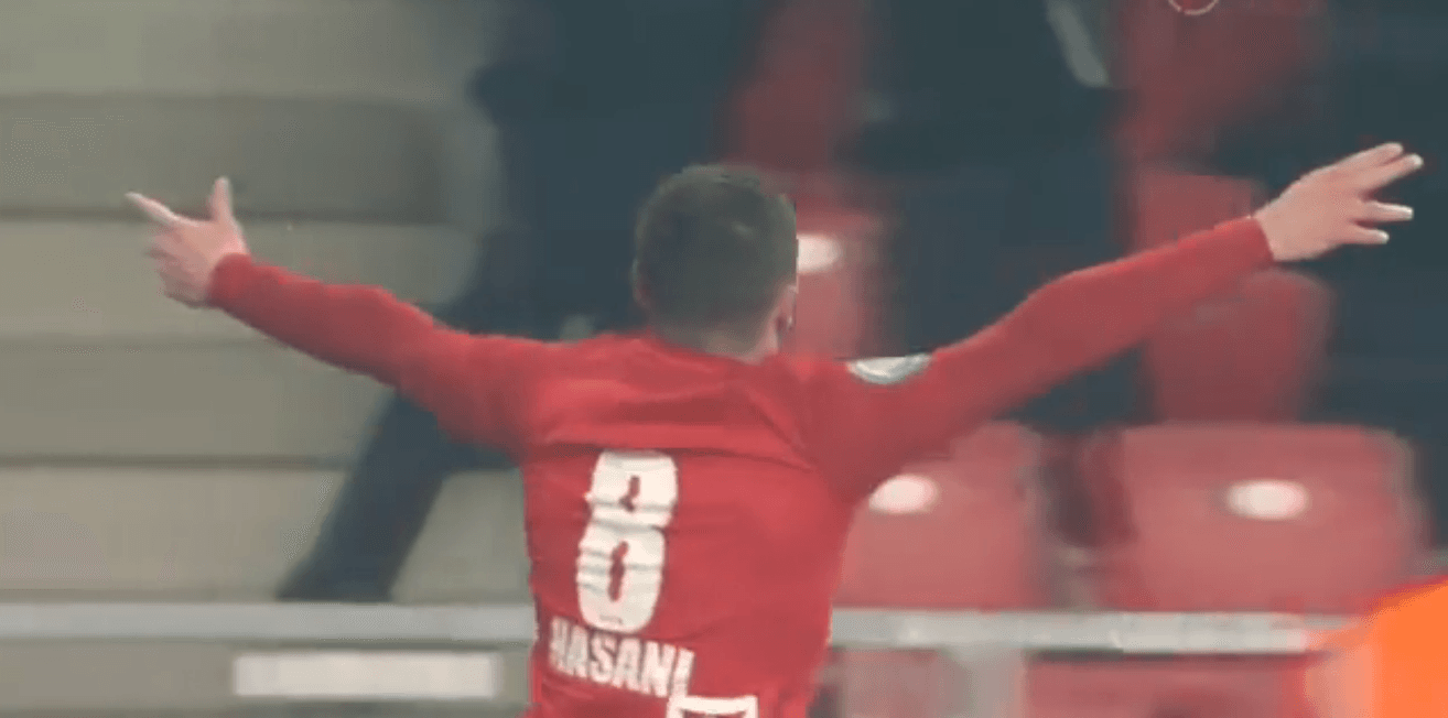 Florent Hasani scores the first goal in Hungary, ensures victory for ...