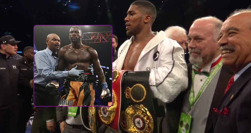 After the triumph, Joshua says the words Wilder wanted to hear: Let's ...