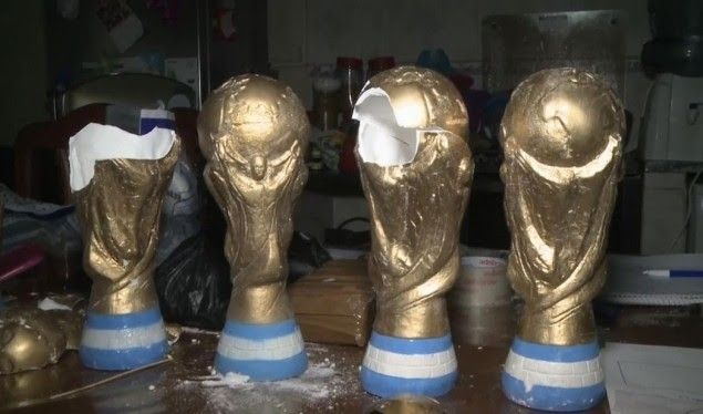 Cannabis and cocaine in the World Cup trophies (Photo) - Telegraph ...