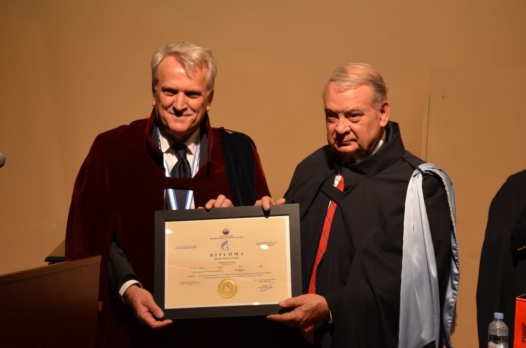 UNT awards the "Honoris Causa" award to Nobel laureate Ferid Murad ...