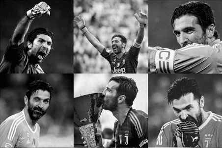 Seventeen years in black and white come to an end today - Buffon with ...