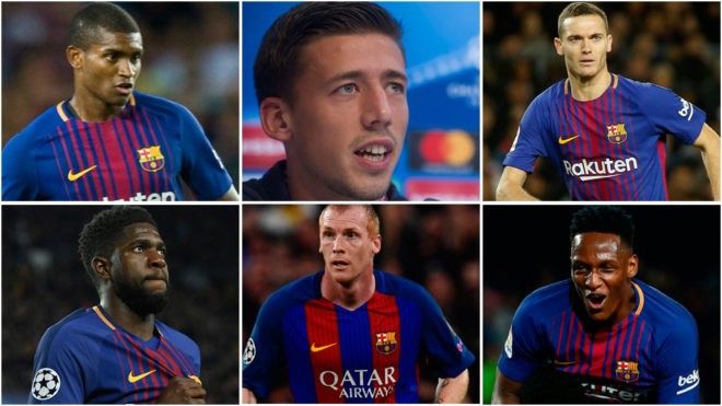 Barcelona has spent 100 million euros on six defenders to replace Puyol ...
