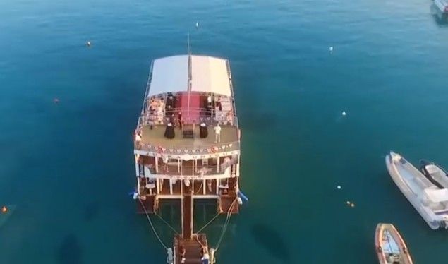 The first cruise ship in Vlora (Video) - Telegraph - Telegraph